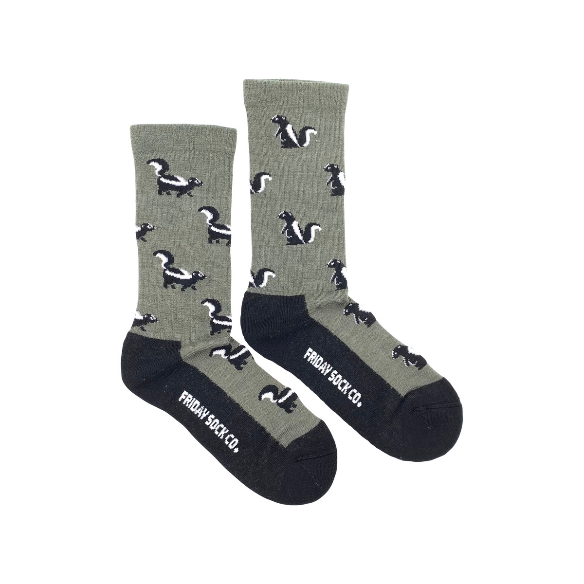 Women's Skunk Merino Wool Socks | Mismatched Socks | Friday Sock Co.