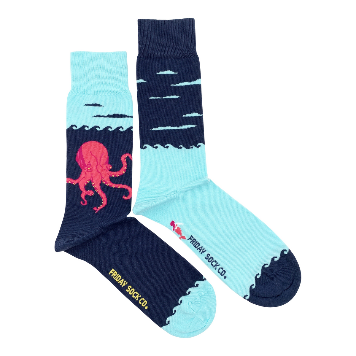 Men's Kraken & Ship Socks – Friday Sock Co.