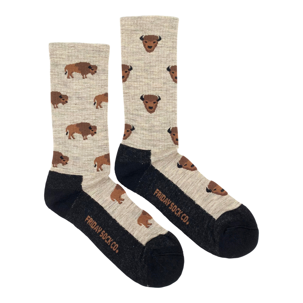 Men's Bison Merino Wool Socks | Friday Sock Co.