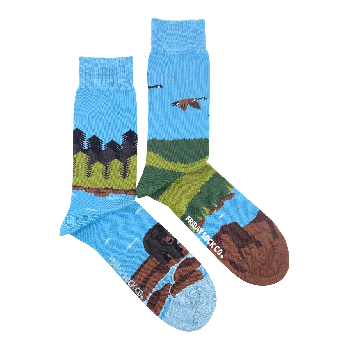 Men’s Canadian Shield Landscape Socks | Friday Sock Co.