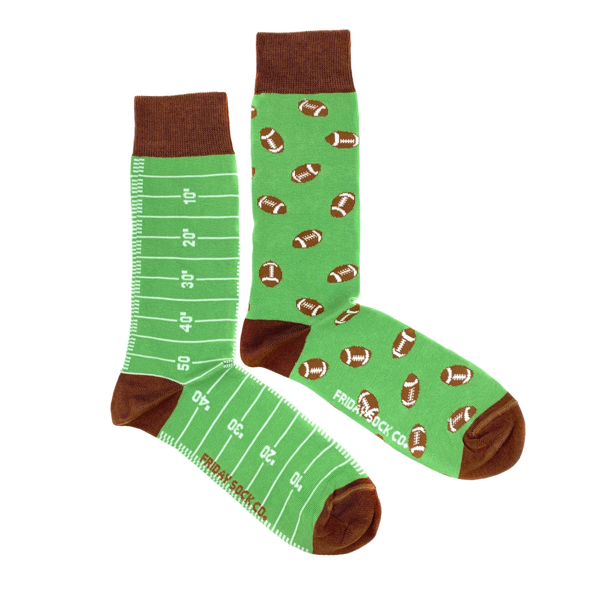Men's Football Socks | Mismatched by Design | Friday Sock Co.